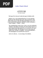ATTITUDE - Charles Swindoll | PDF | Lifestyle