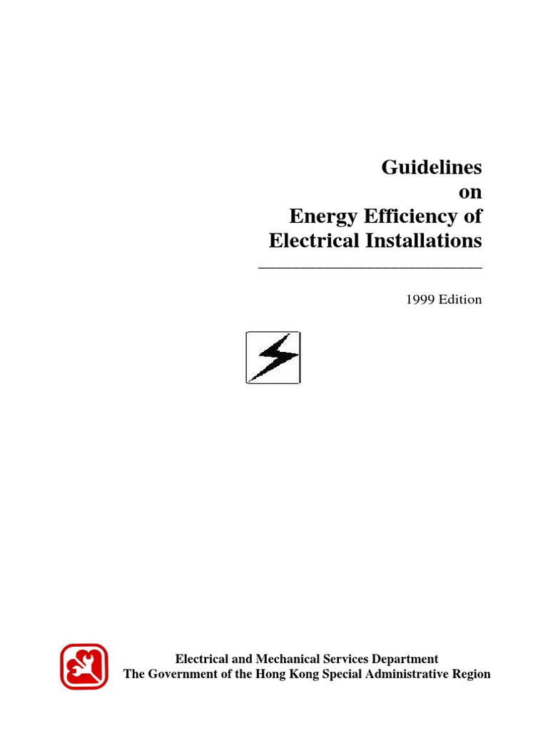 Guidelines On Ee of Electrical Installations | PDF