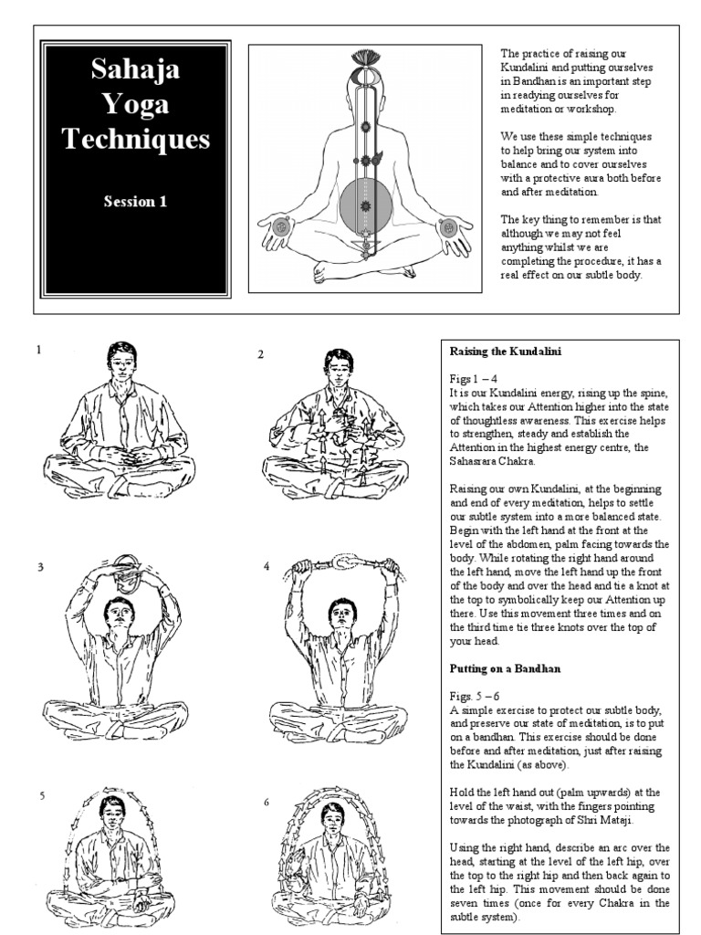 Sahaja Yoga Techniques | Kundalini | Meditation