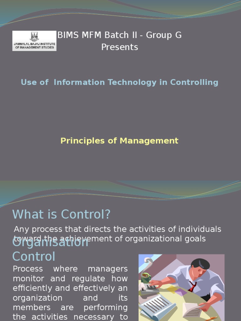 Use of IT in Controlling | PDF | Management Information System ...