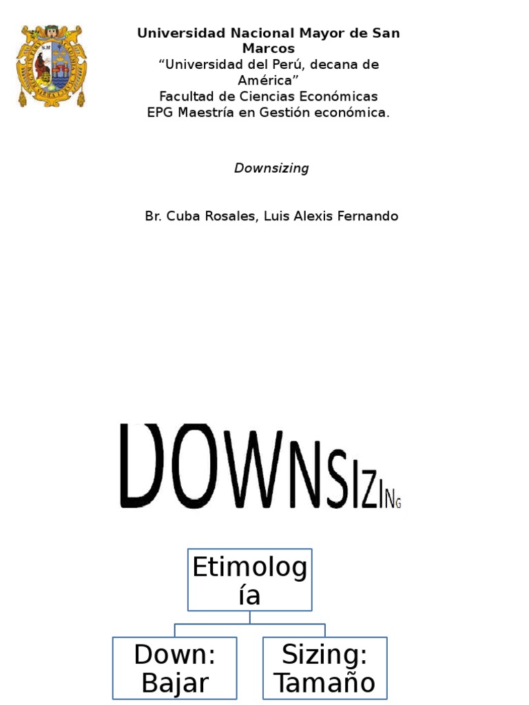 Downsizing | PDF | Outsourcing | Recursos humanos