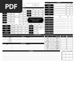 Star Wars d20 Fillable Character Sheet | PDF | Gaming | Role Playing Games