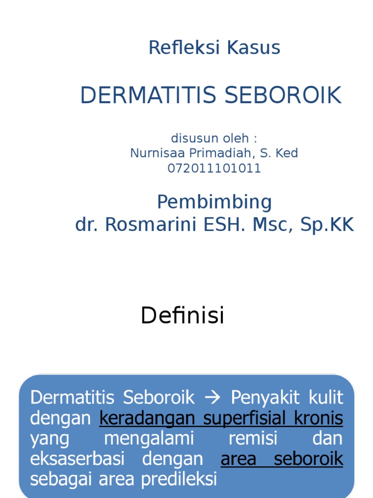 Dermatitis Seboroik | PDF | Sains & Matematika