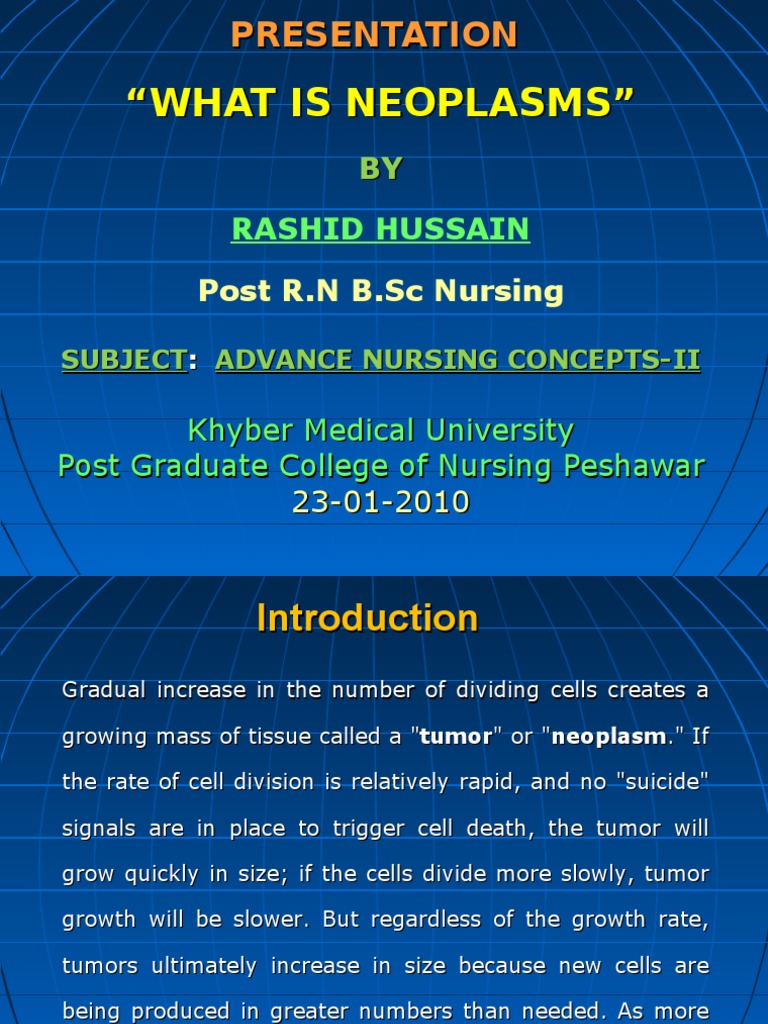 Understanding Neoplasms and Tumors | PDF | Neoplasms | Benign Tumor