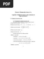 Manual Matematica Clasa A IX A | PDF