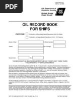 Oil Record Book Guidelines Marpol I | Waste Management | Pollution