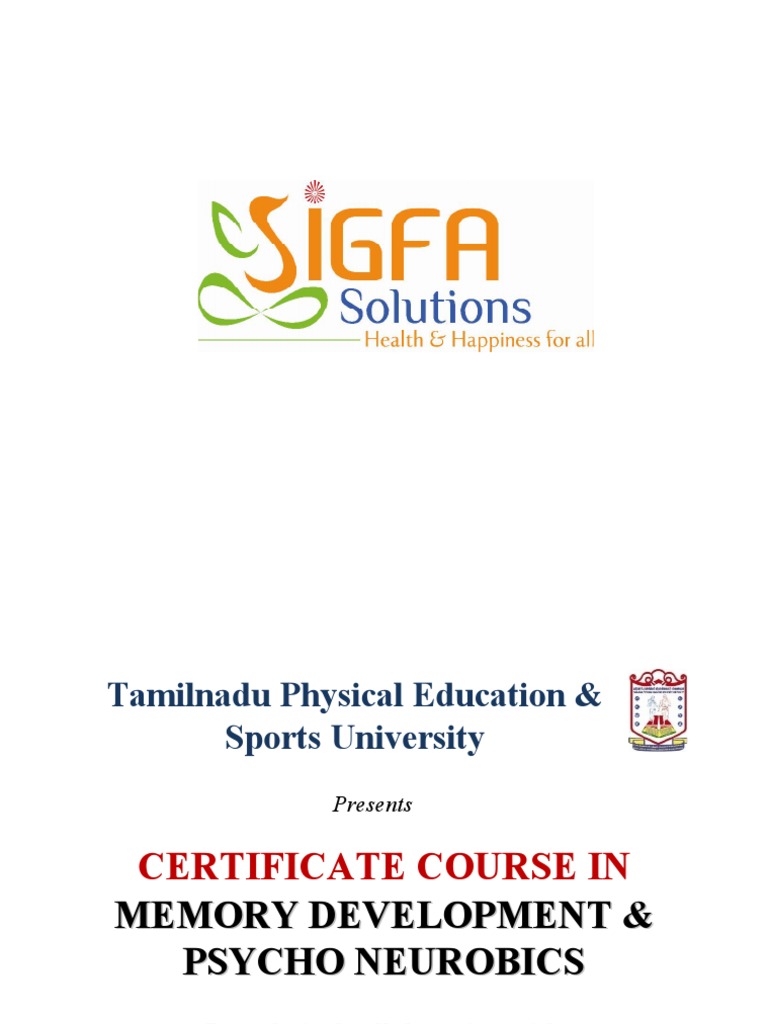 Memory Development & Memory Development & Psycho Neurobics | PDF ...