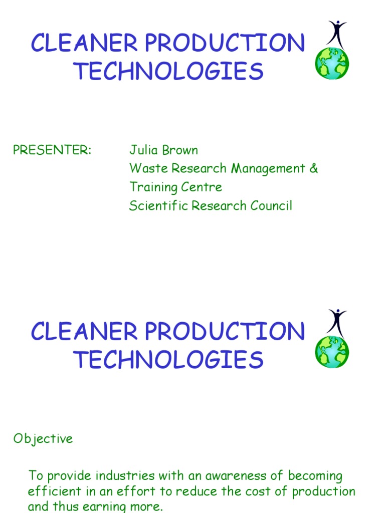 Cleaner Production Technologies (KULIAH 26 SEPT 2011) | PDF | Waste | Water