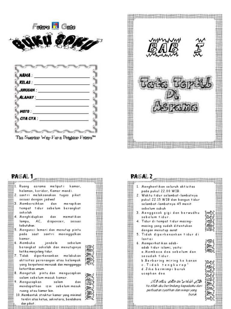 Contoh Buku Saku Tatib | PDF