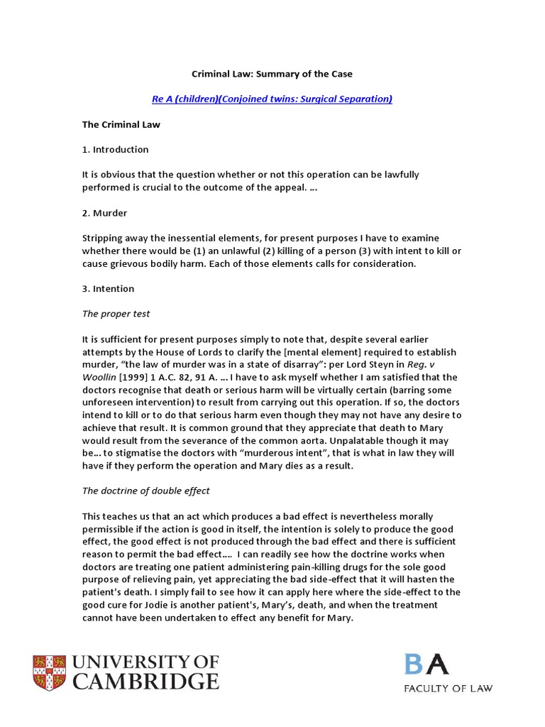 Criminal Law Subject Extension Material | PDF | Intention (Criminal Law ...