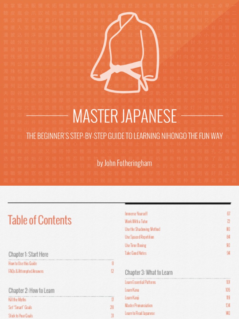 Master Japanese (Ebook Sample) | PDF | Japanese Language | English Language
