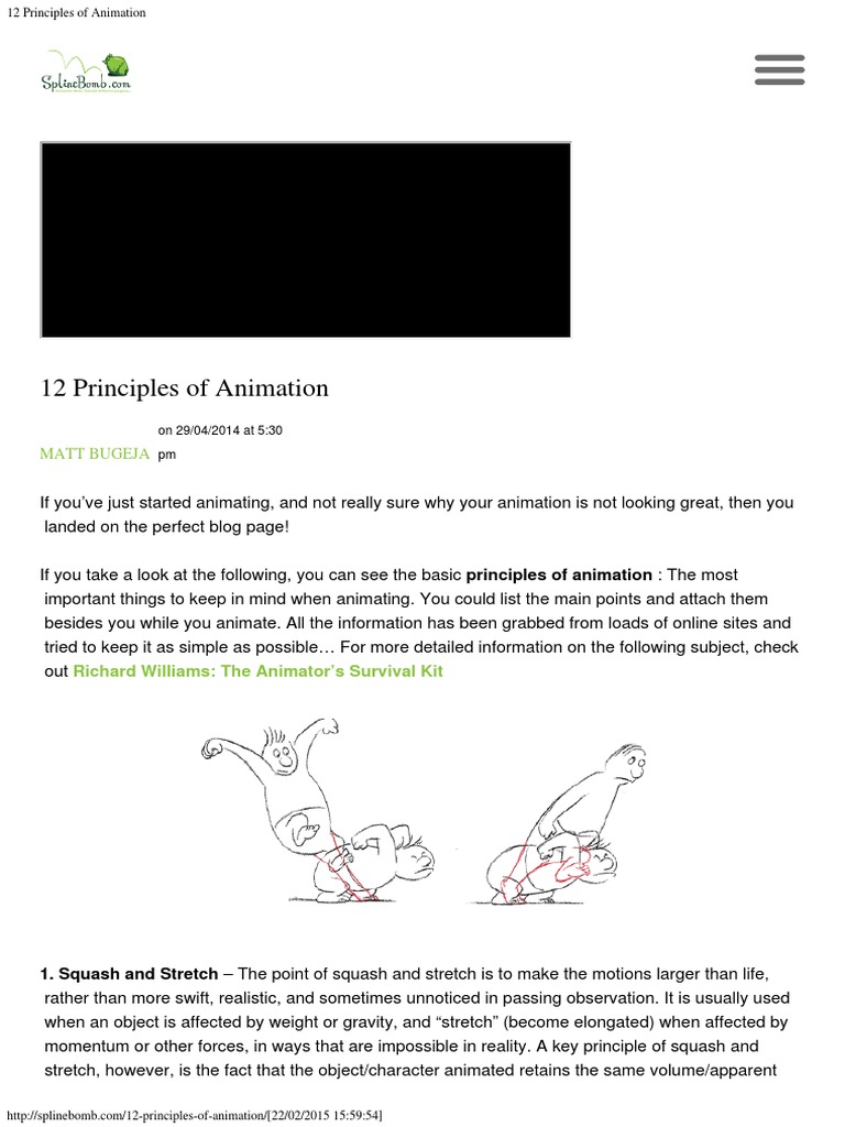 12 Principles of Animation PDF | PDF