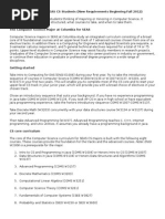 UMN Computer Science 4-Year Plan | PDF | Science And Technology | Software