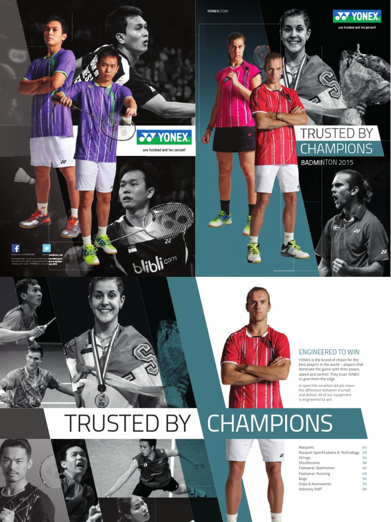 Katalog Yonex 2015 | PDF | Nylon | Manmade Materials