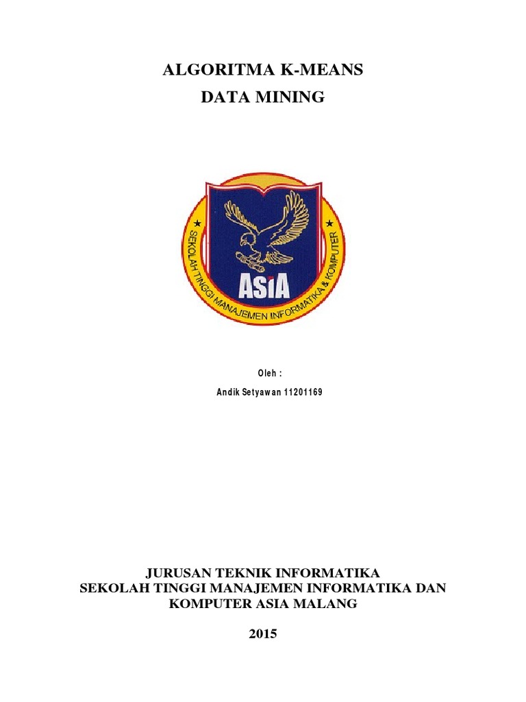 Algoritma K-Means: Clustering Data | PDF
