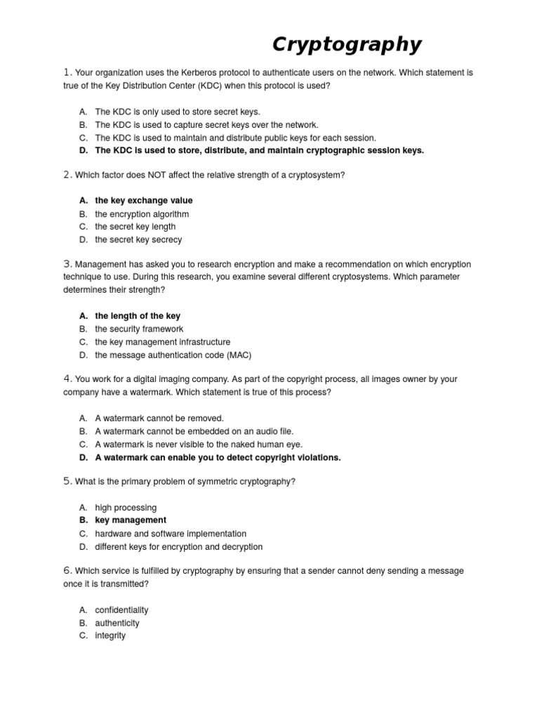 Cryptography | PDF | Cryptography | Public Key Cryptography
