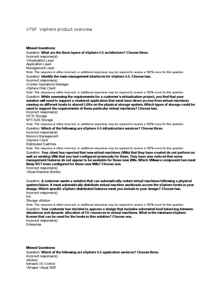 VTSP Vsphere Product Overview | PDF | V Mware | Virtual Machine