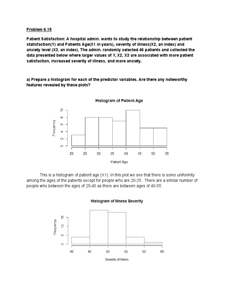 Hw 4 Pdf Errors And Residuals Regression Analysis 1204