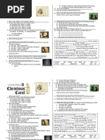 A Christmas Carol Stave 2 Quiz | PDF | Ebenezer Scrooge | A Christmas Carol