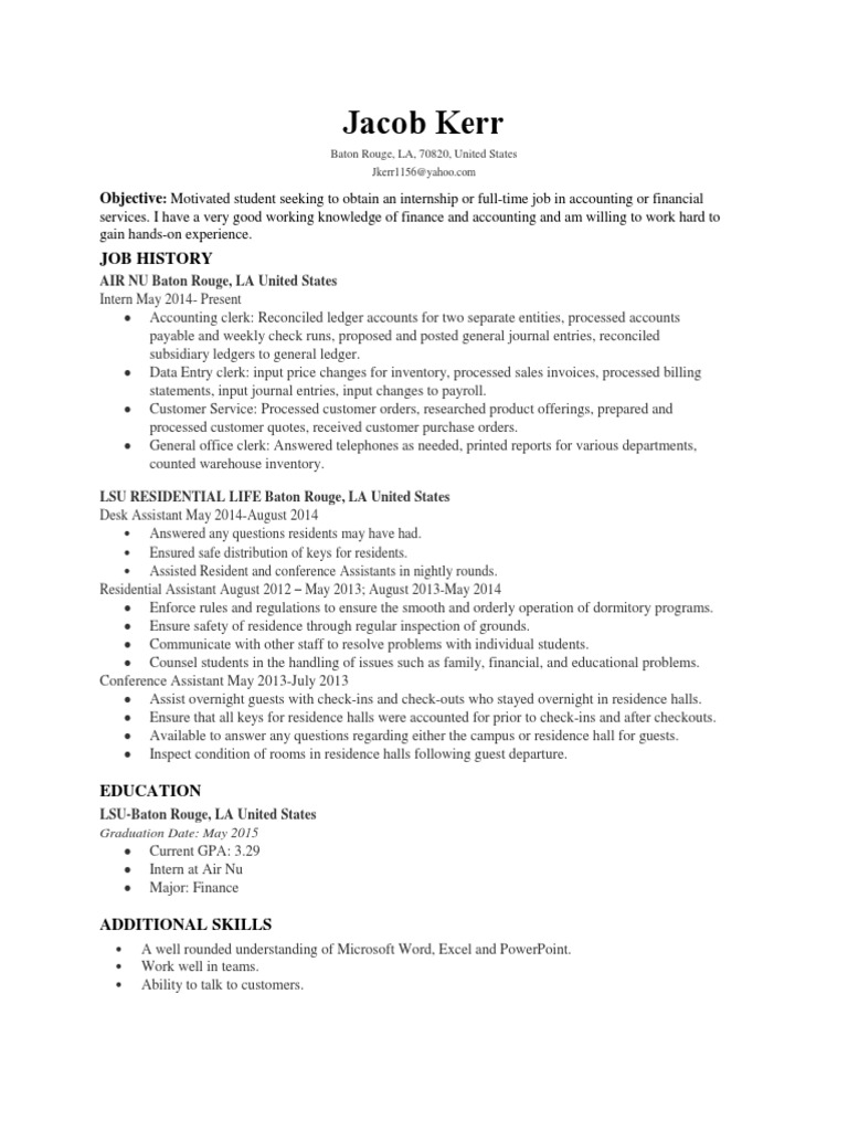 Resume' | PDF