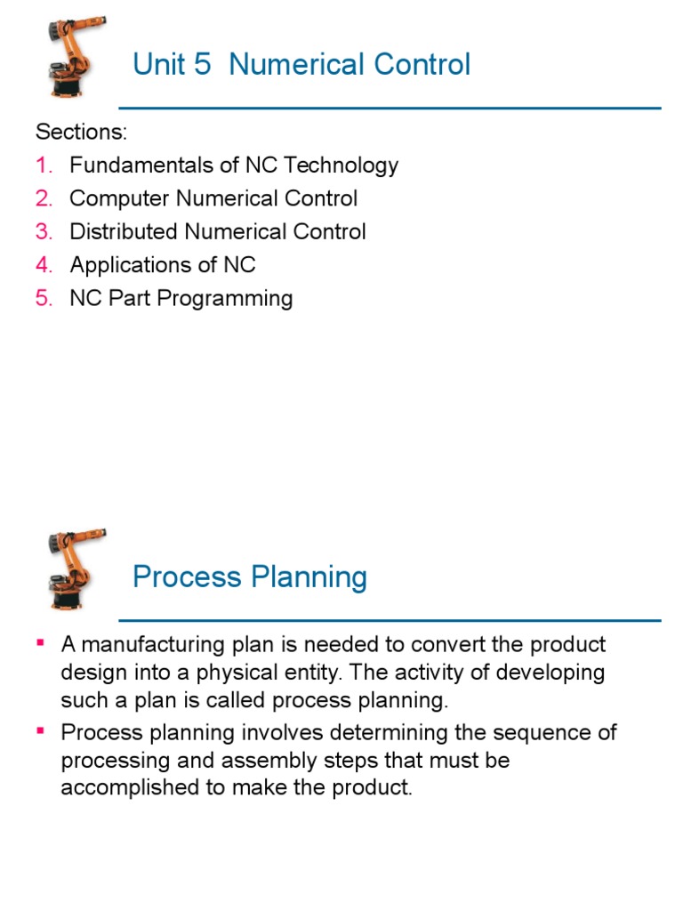 Unit 5 Numerical Control | PDF | Numerical Control | Cartesian ...