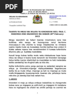 INSHA YA RIPOTI | PDF