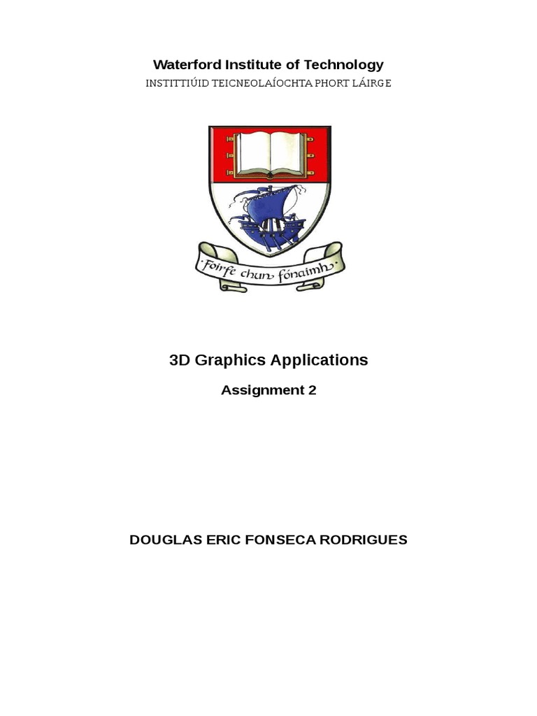 Waterford Institute of Technology: 3D Graphics Applications | PDF | Art