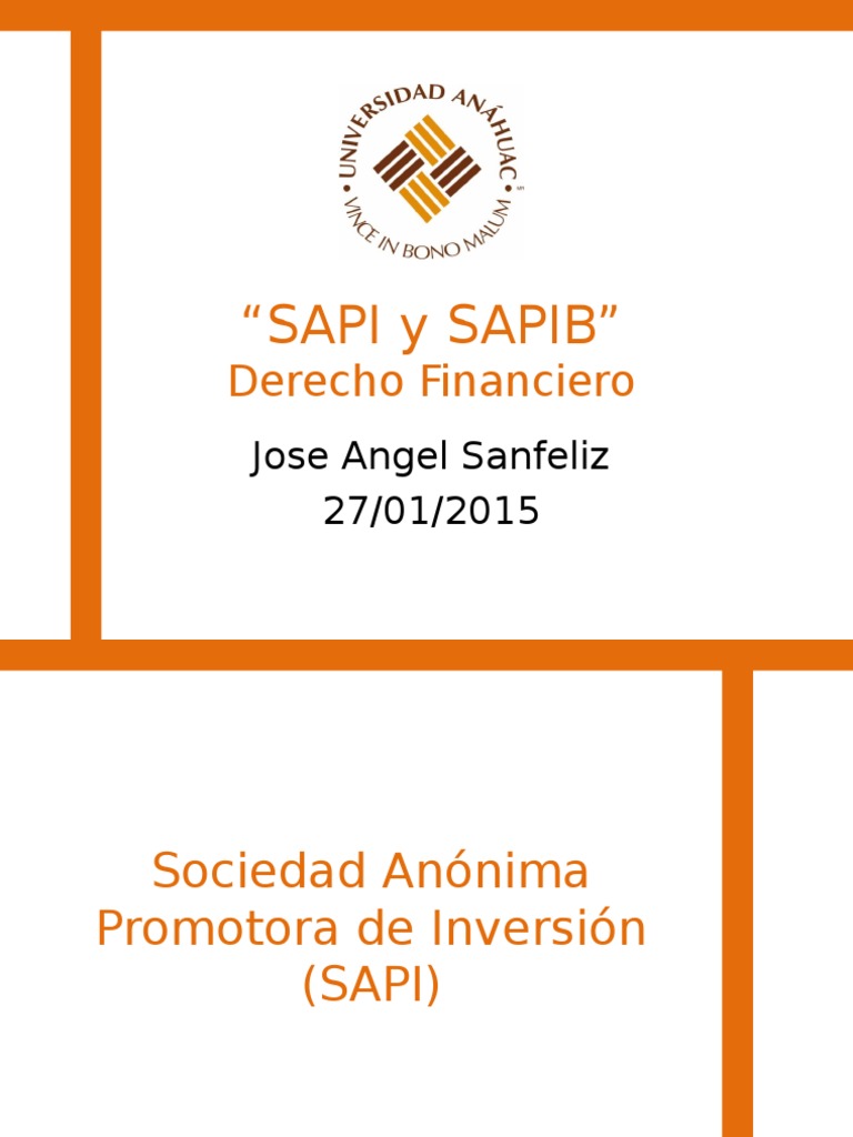 SAPI y SAPIB | PDF | Compartir (Finanzas) | Bolsa