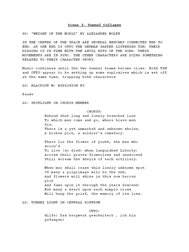 FINAL Script | PDF | Unrest | Violence