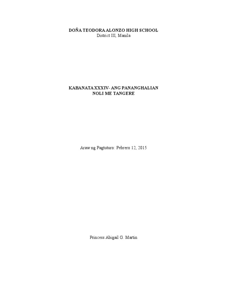 Lesson Plan Sa Filipino 9 | PDF