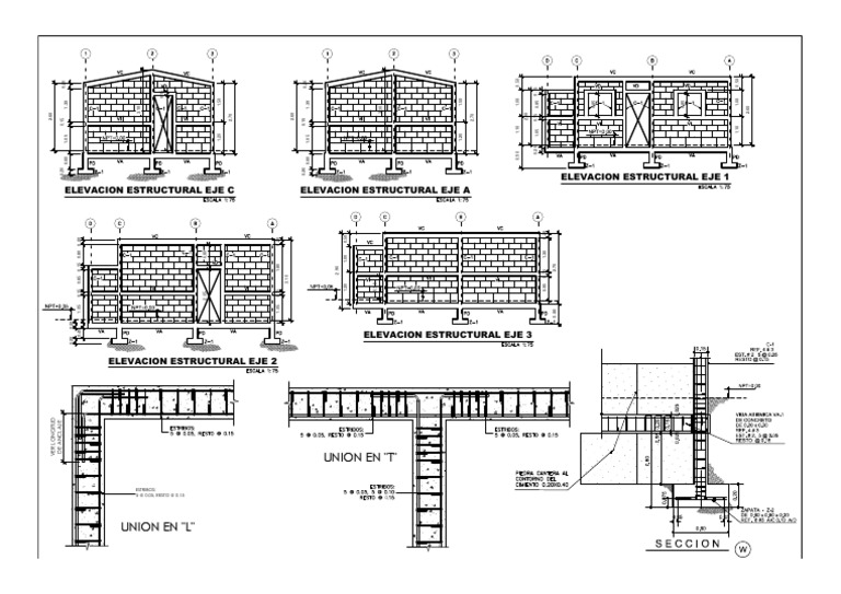 Elevaciones Estructurales | PDF