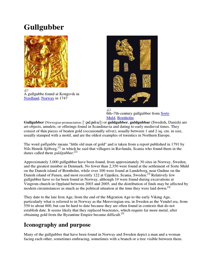 Gull Gubber | PDF | Scandinavia | Germanic Archaeology
