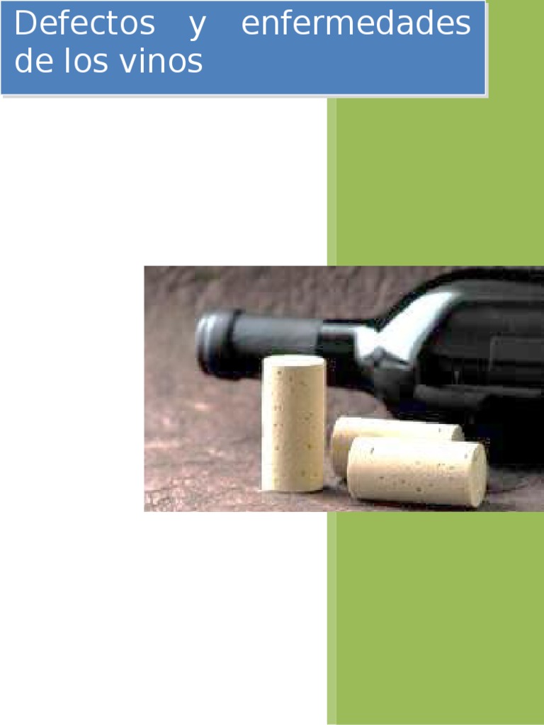 Defectos y Enfermedades del Vino | PDF | Vino | Ácido acético