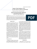 Computer Vision Syndrome Questionnaire | PDF | Visual Perception ...