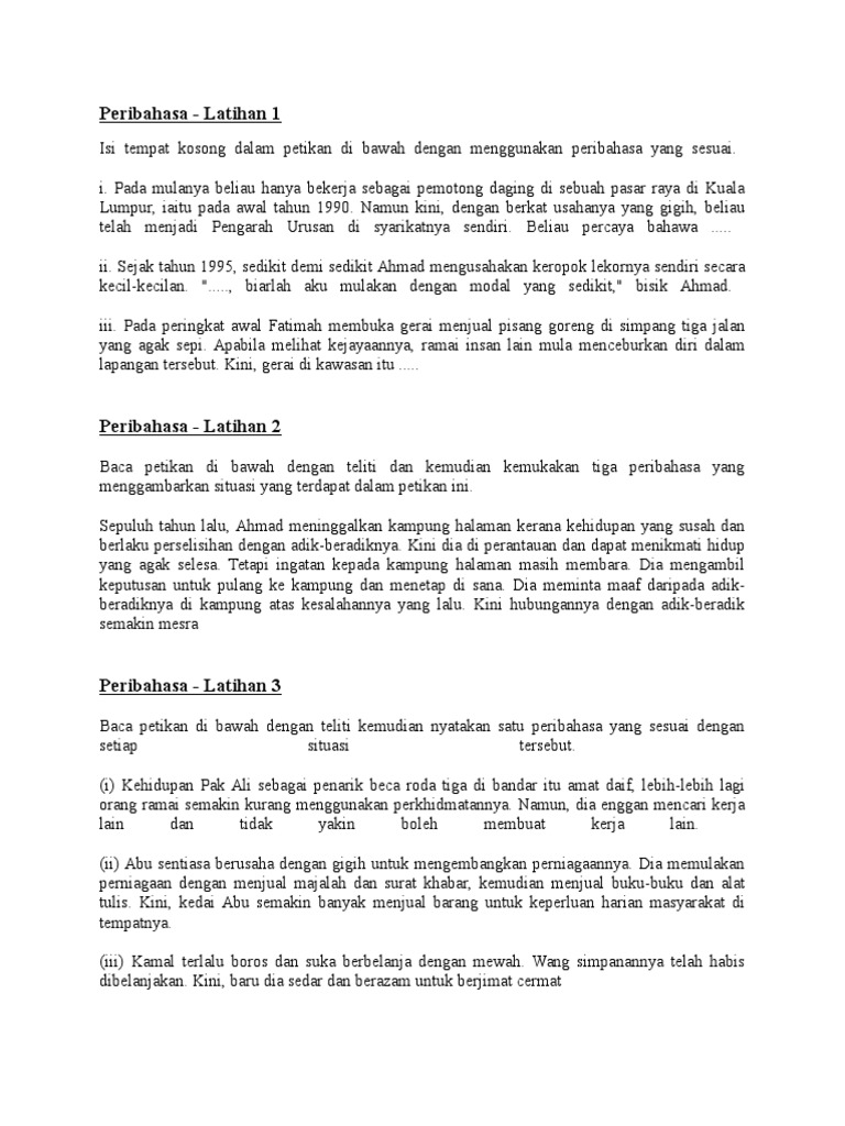 Peri Bahasa | PDF | Seni & Disiplin Bahasa