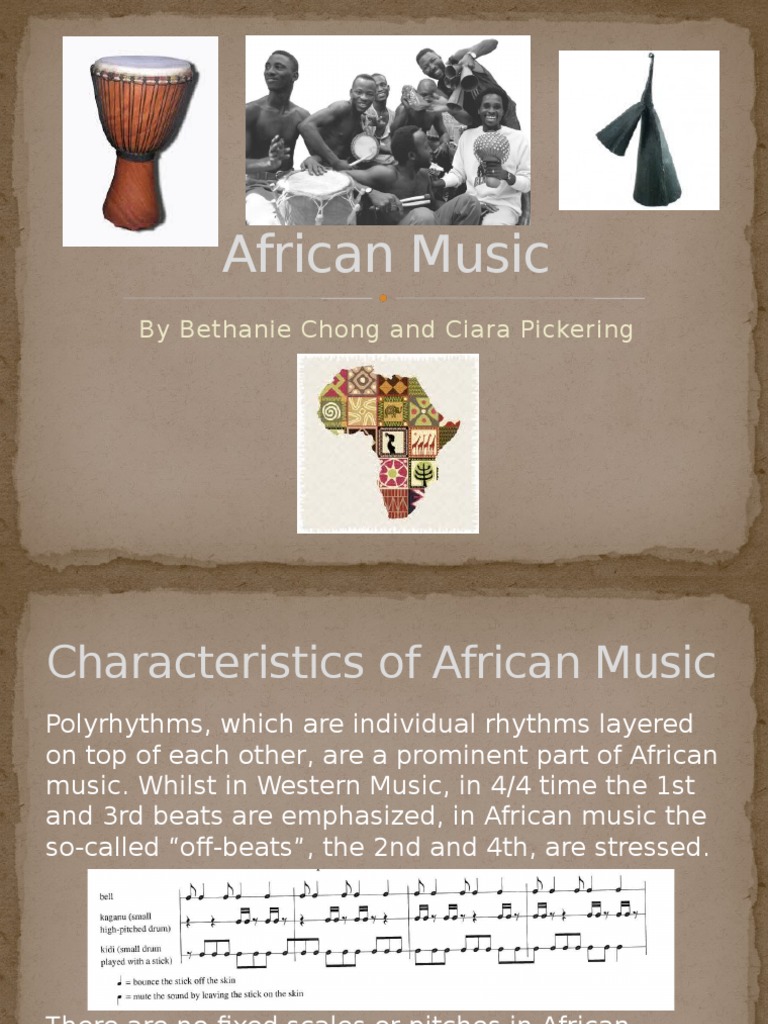 Characteristics of African Music | PDF | Drum | Rhythm