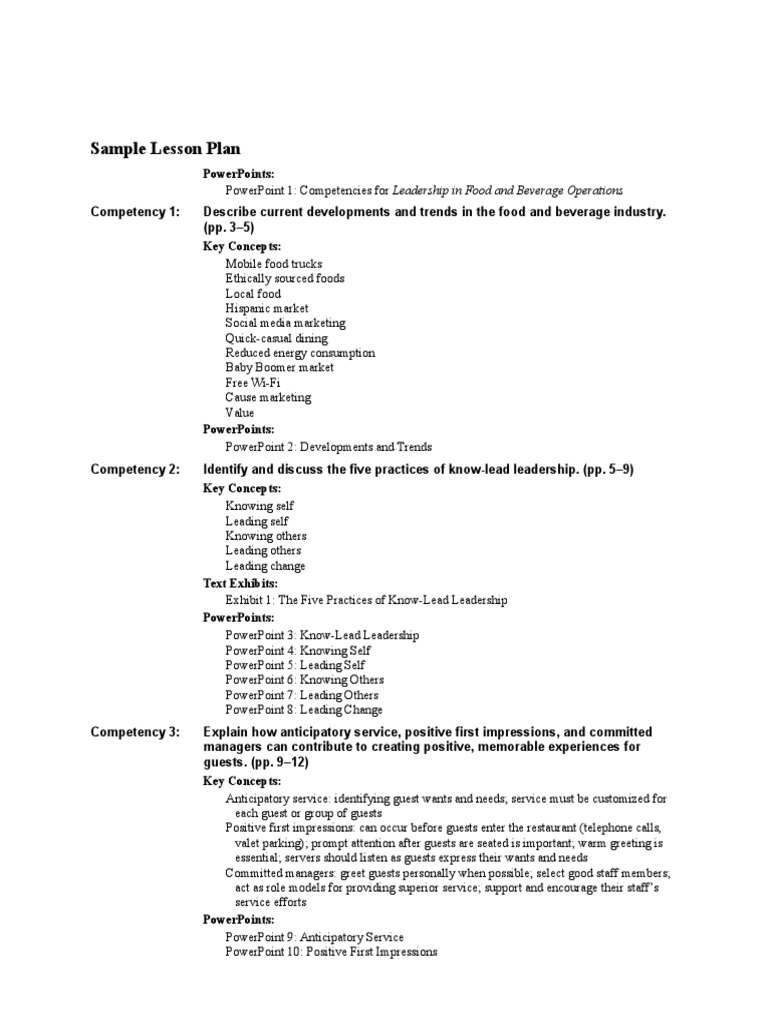 Leadership in F&B Operations | PDF | Test (Assessment) | Leadership