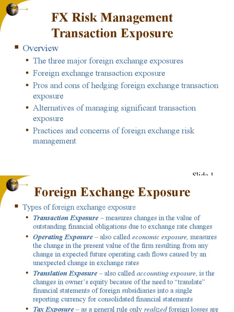 Managing Foreign Exchange Risk: A Comprehensive Guide to Transaction ...