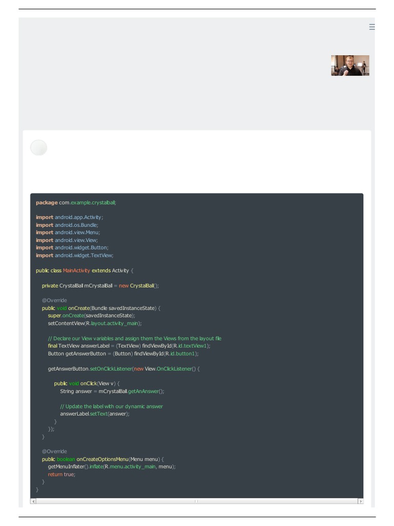 Activity - Main Cannot Be Resolved or Is Not A Field Treehou | PDF | Graphical User Interfaces ...