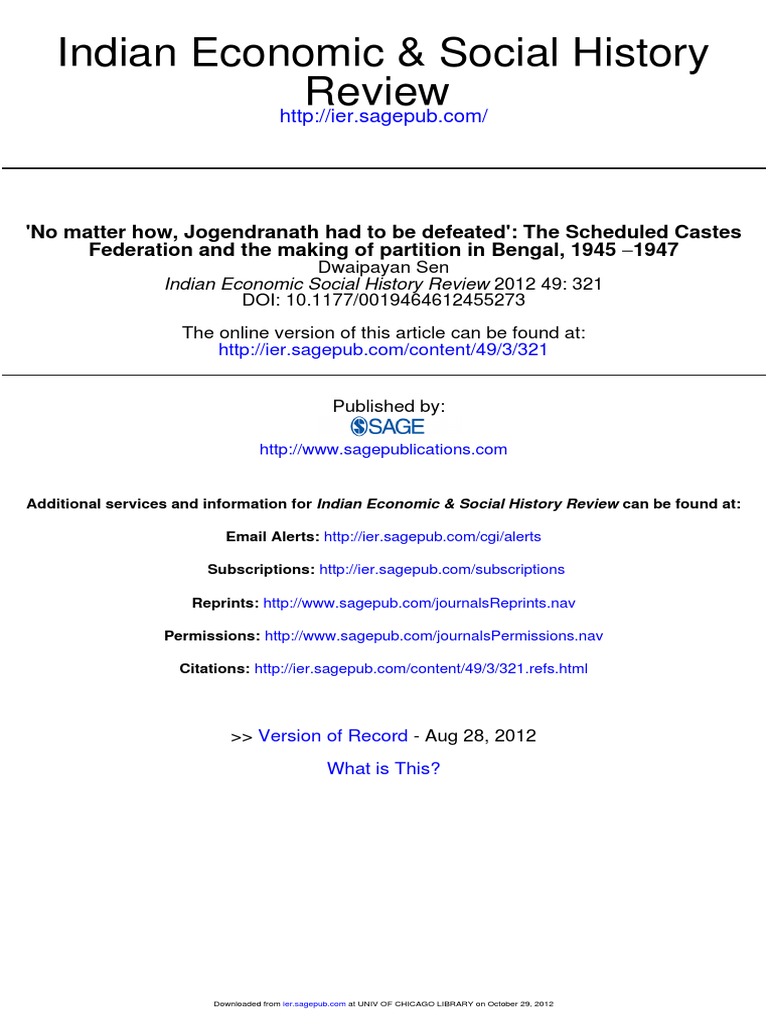 Dwaipayan Sen - No Matter How, Jogendranath Had To Be Defeated | PDF ...