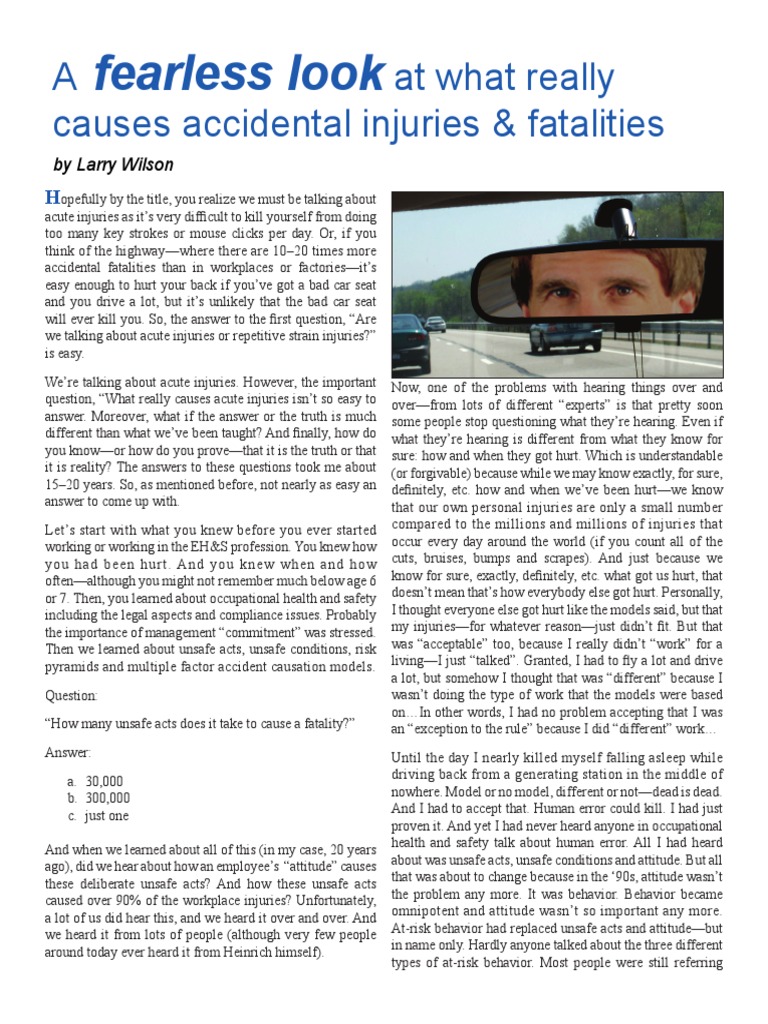 A Fearless Look | PDF | Behavior | Occupational Safety And Health