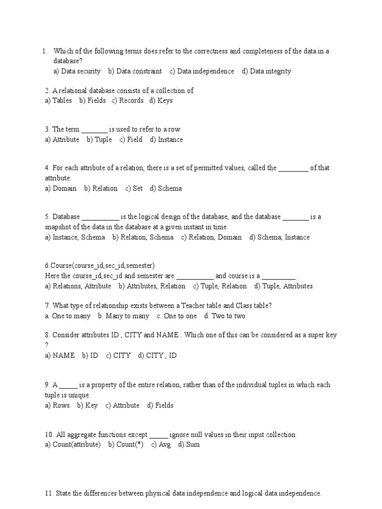 DBMS QP | PDF | Relational Database | Scientific Modeling