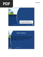 Contoh Manual Mutu Dari Perusahaan Lain | PDF