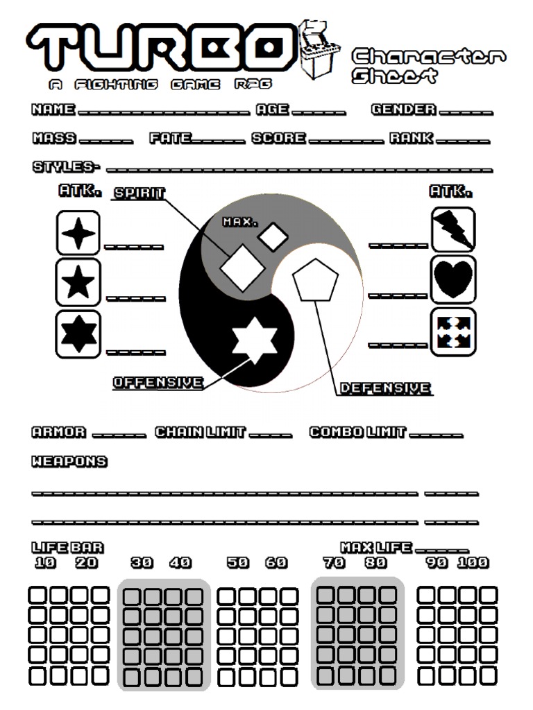 Turbo Character Sheet | PDF