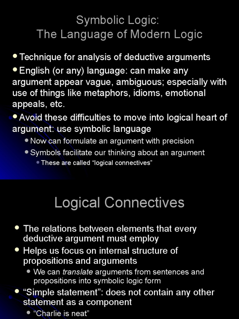 Understanding Symbolic Logic Basics | PDF