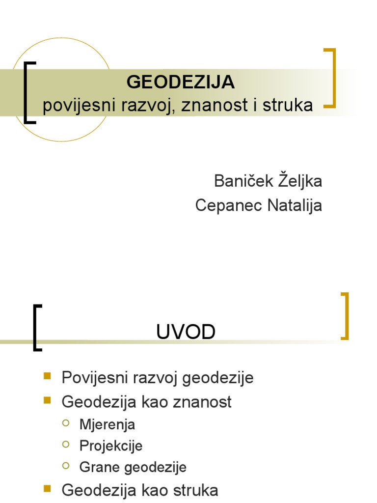 Geodezija | PDF