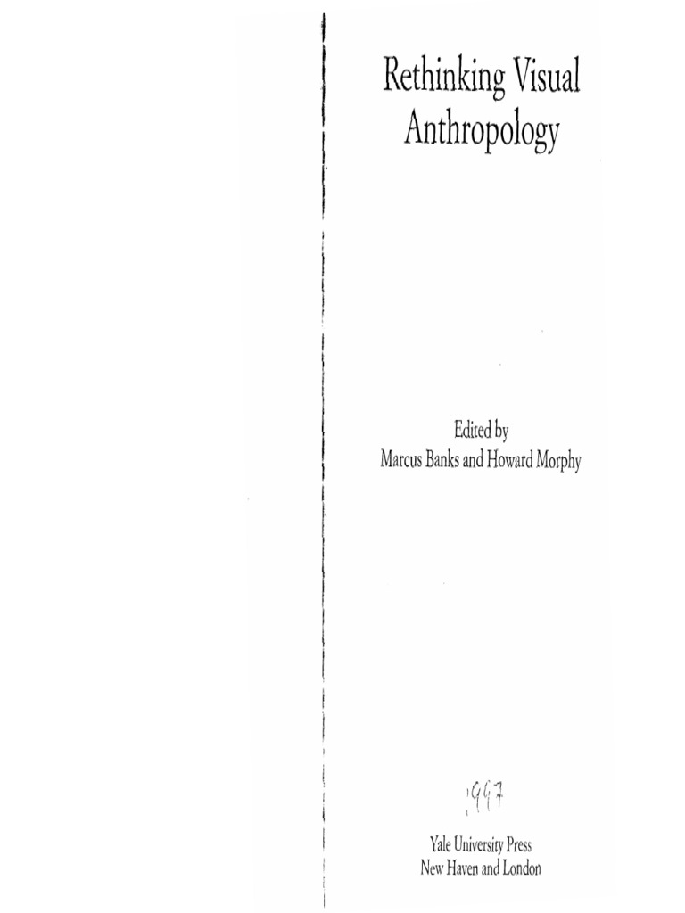Banks&Morphy Rethinking Visual Anthropology | PDF