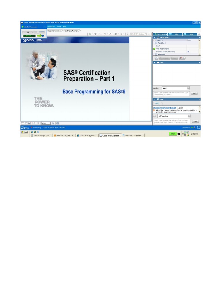 SAS Base Certification Preparatio Document - Part 1 | PDF