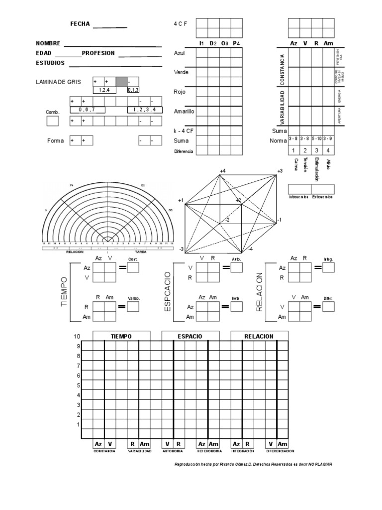 Protocolo Test de Luscher