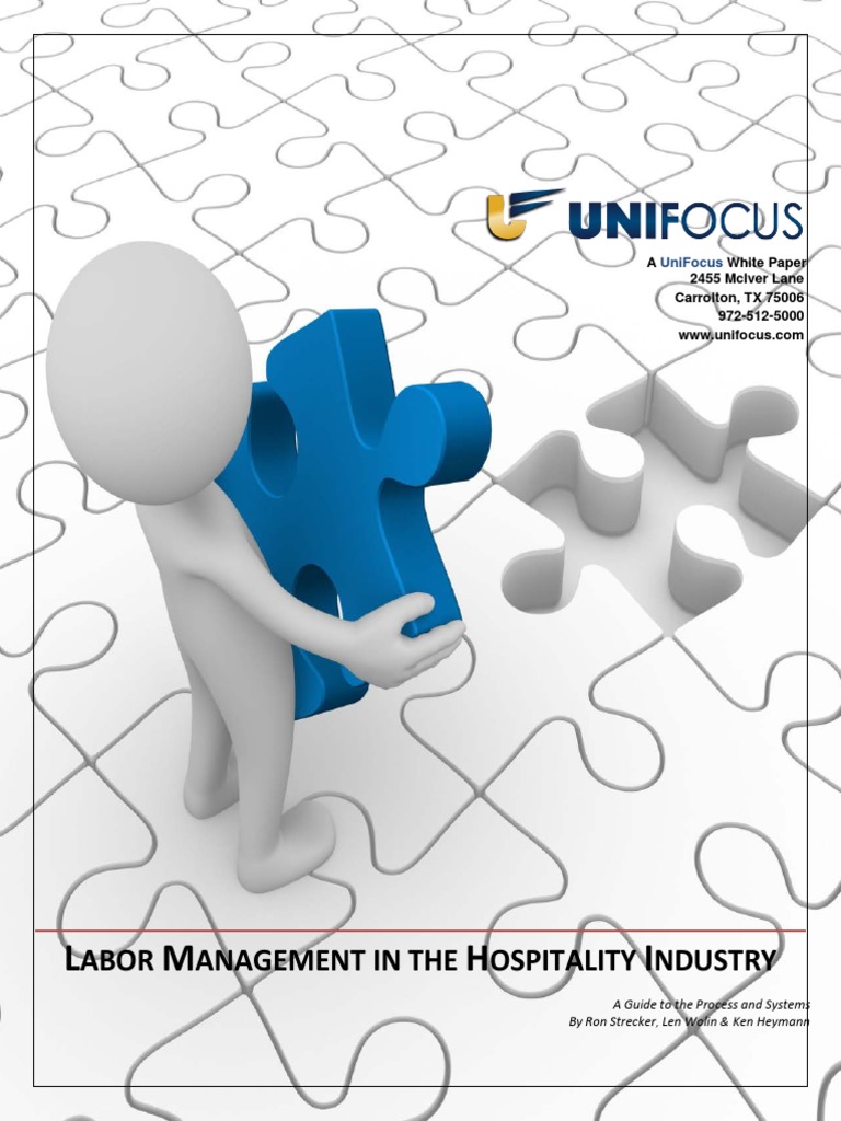 Labor Management in The Hospitality Industry - Part 1 | PDF ...
